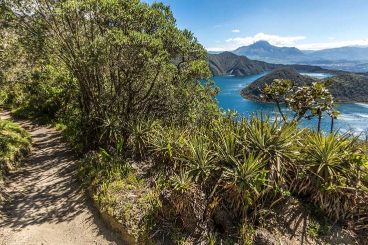 How to visit Cuicocha lake from Otavalo, Ecuador