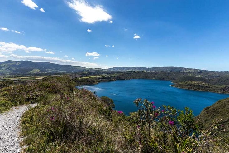 How to visit Cuicocha lake from Otavalo, Ecuador