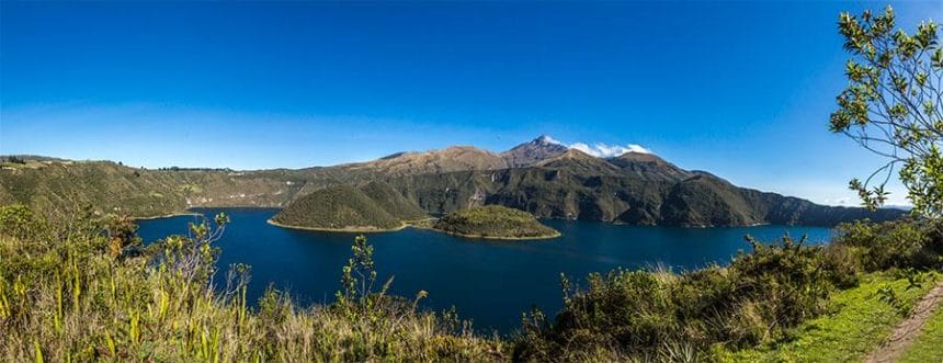 How to visit Cuicocha lake from Otavalo, Ecuador