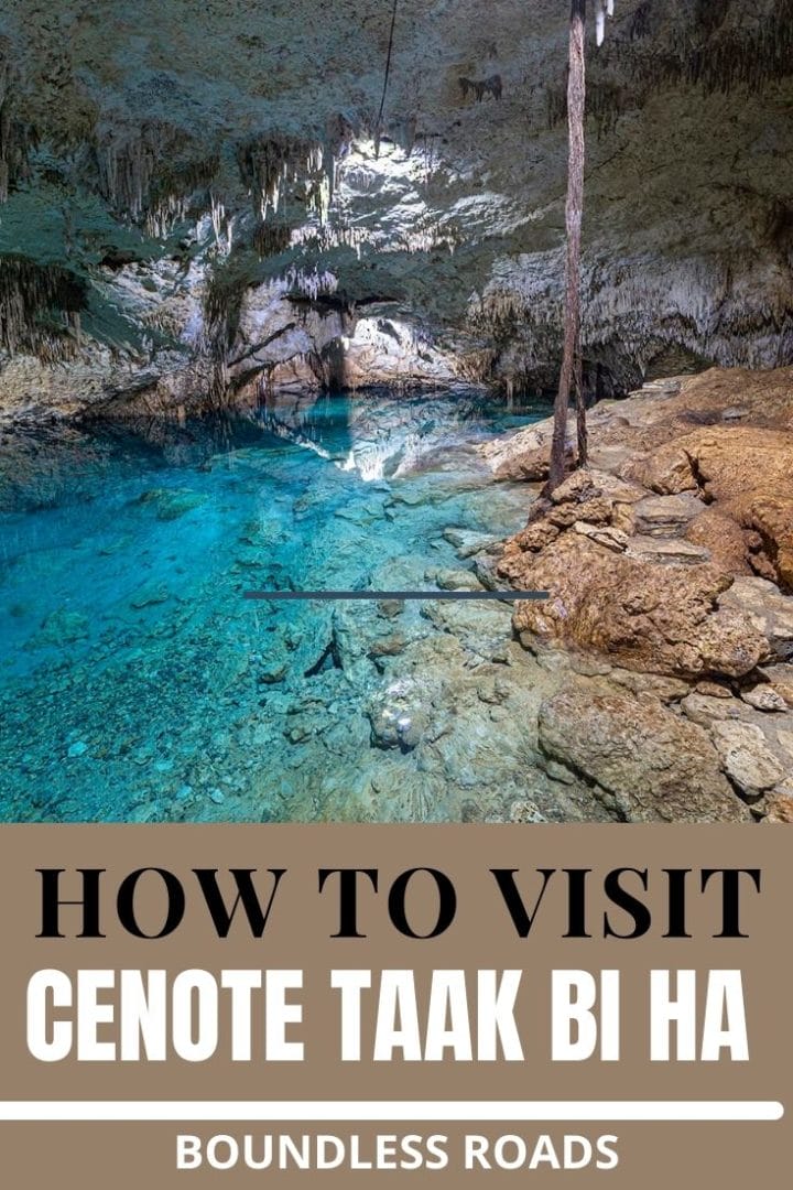 How to visit the spectacular Cenote Taak Bi Ha I Yucatan Cenotes