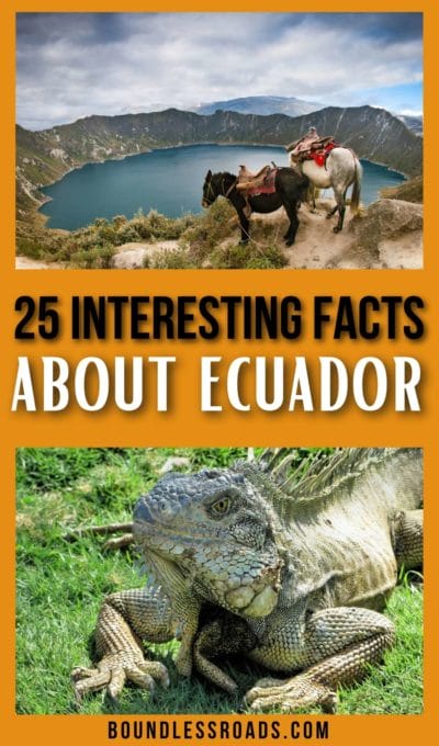 25 interesting facts about Ecuador