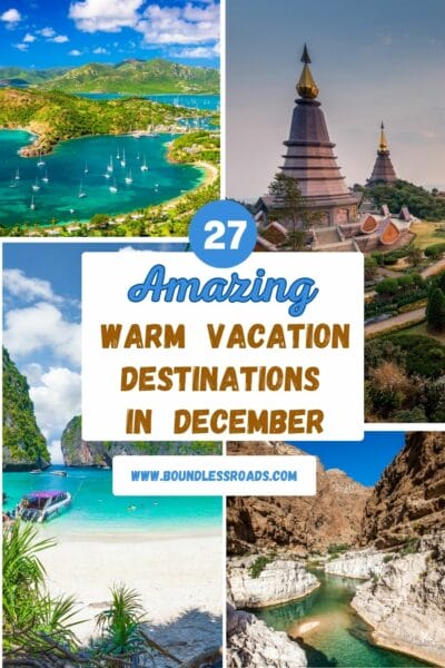 27 Amazing Warm Places to Visit in December